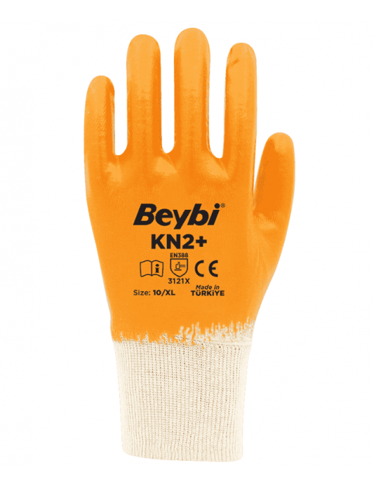 KN2+ Pamuk Nitril Eldiven